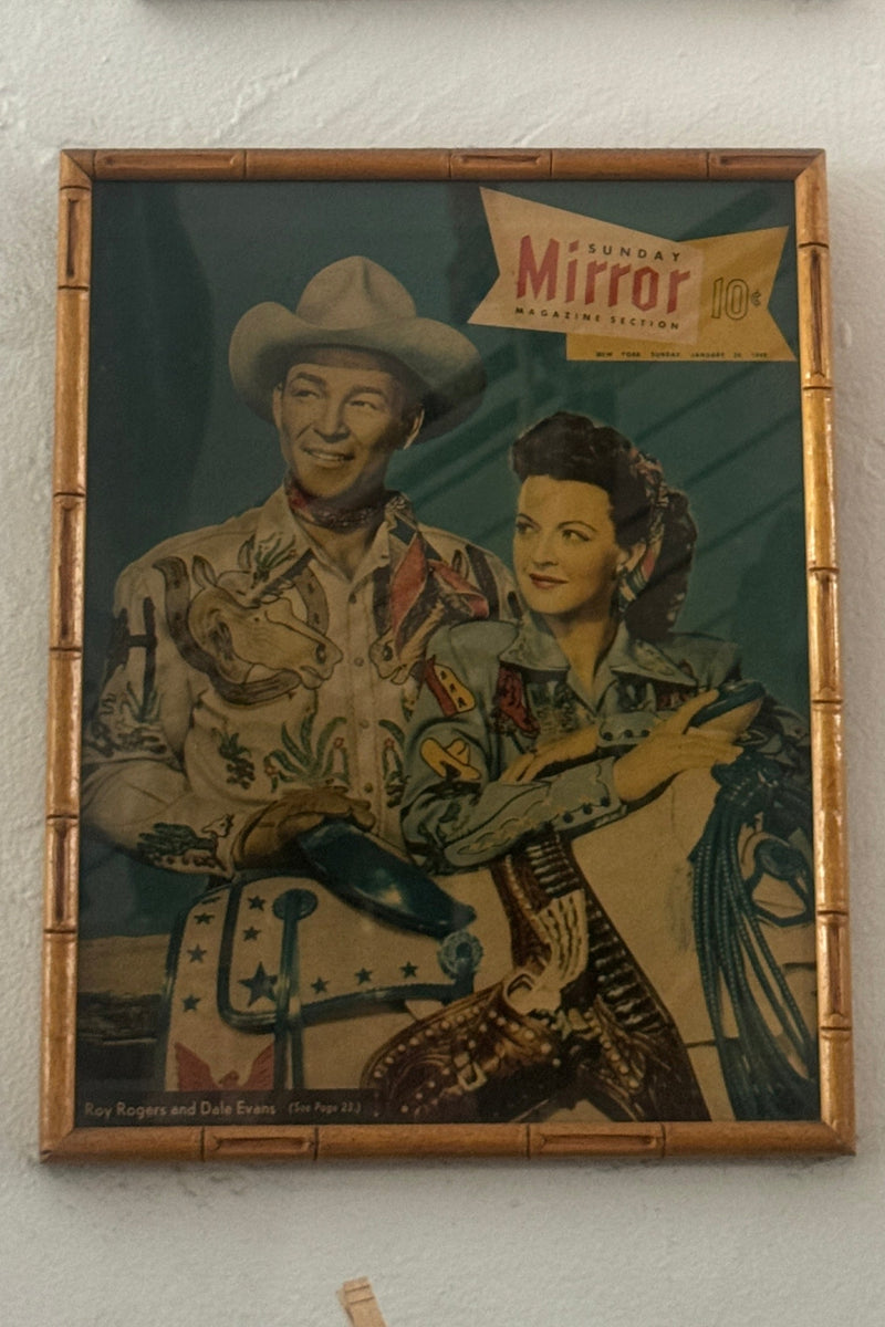 Vintage Roy Roger/Dale Evan Framed Image – Trading Post Gallery by Dr ...